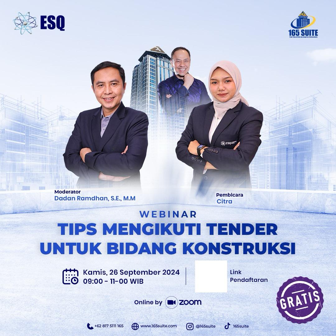 Free Webinar : Pentingnya ISO Bagi Perusahaan - 165 Suite